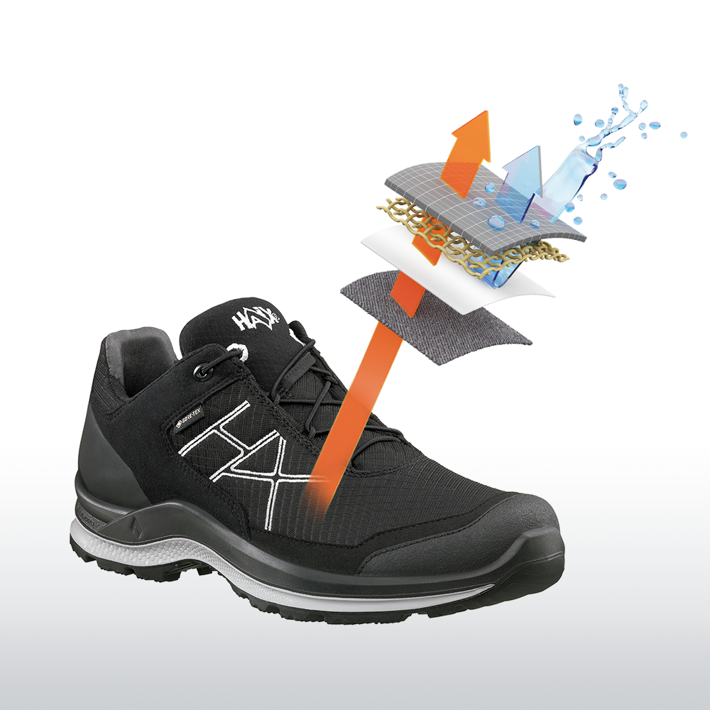 HAIX Black Eagle Adventure 3.0 GTX low/clay-sage, Sporty and modern on the outside, comfortable ...