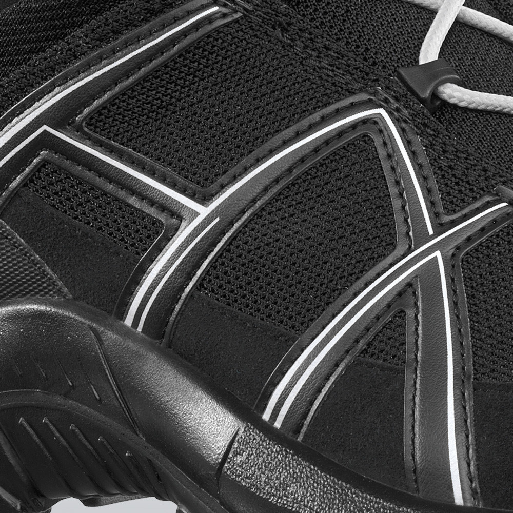 HAIX Black Eagle Safety 40.1 mid/black-silver, Light S3-Safety shoe ...